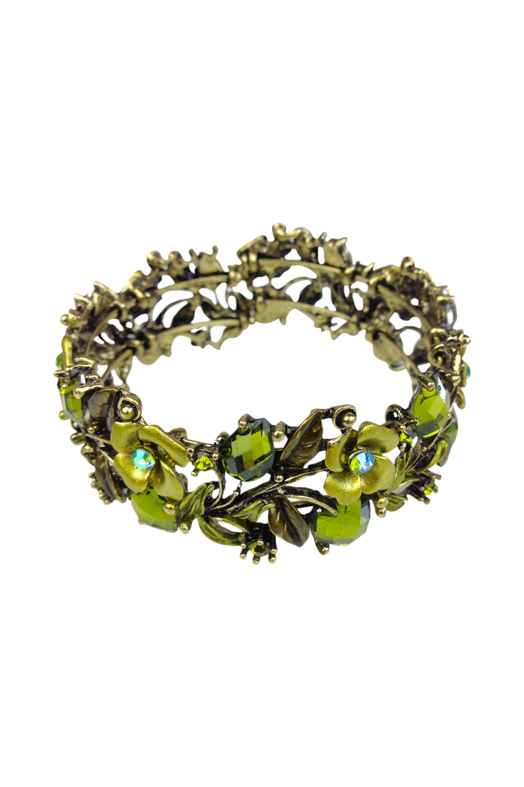 Green Crystal Cuff - Go Home, Gabriela's...