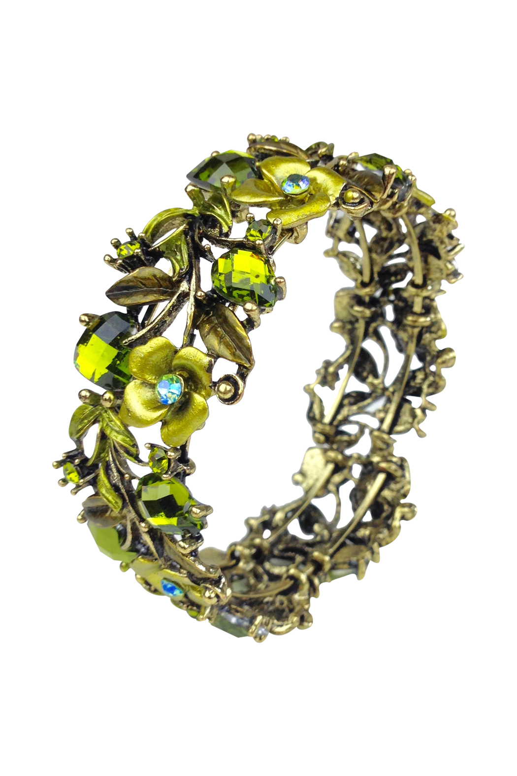 Green Crystal Cuff - Go Home, Gabriela's...