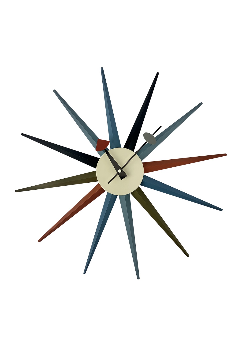 Mid Century Modern Wall Clock