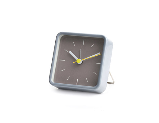 Square Alarm Clock in Gray - Go Home, Gabriela's...
