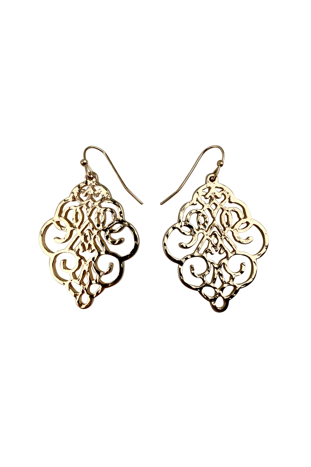 GOLD DIE-CUT EARRINGS - Go Home, Gabriela's...