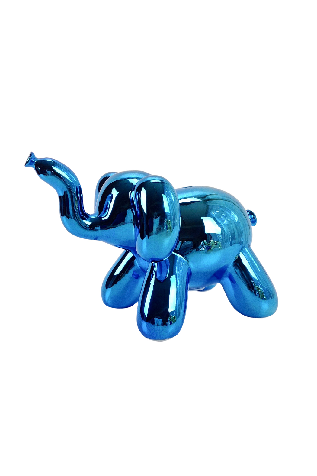 LARGE ELEPHANT BALLOON BANK IN BLUE - GO HOME... Modern Decor & Gifts