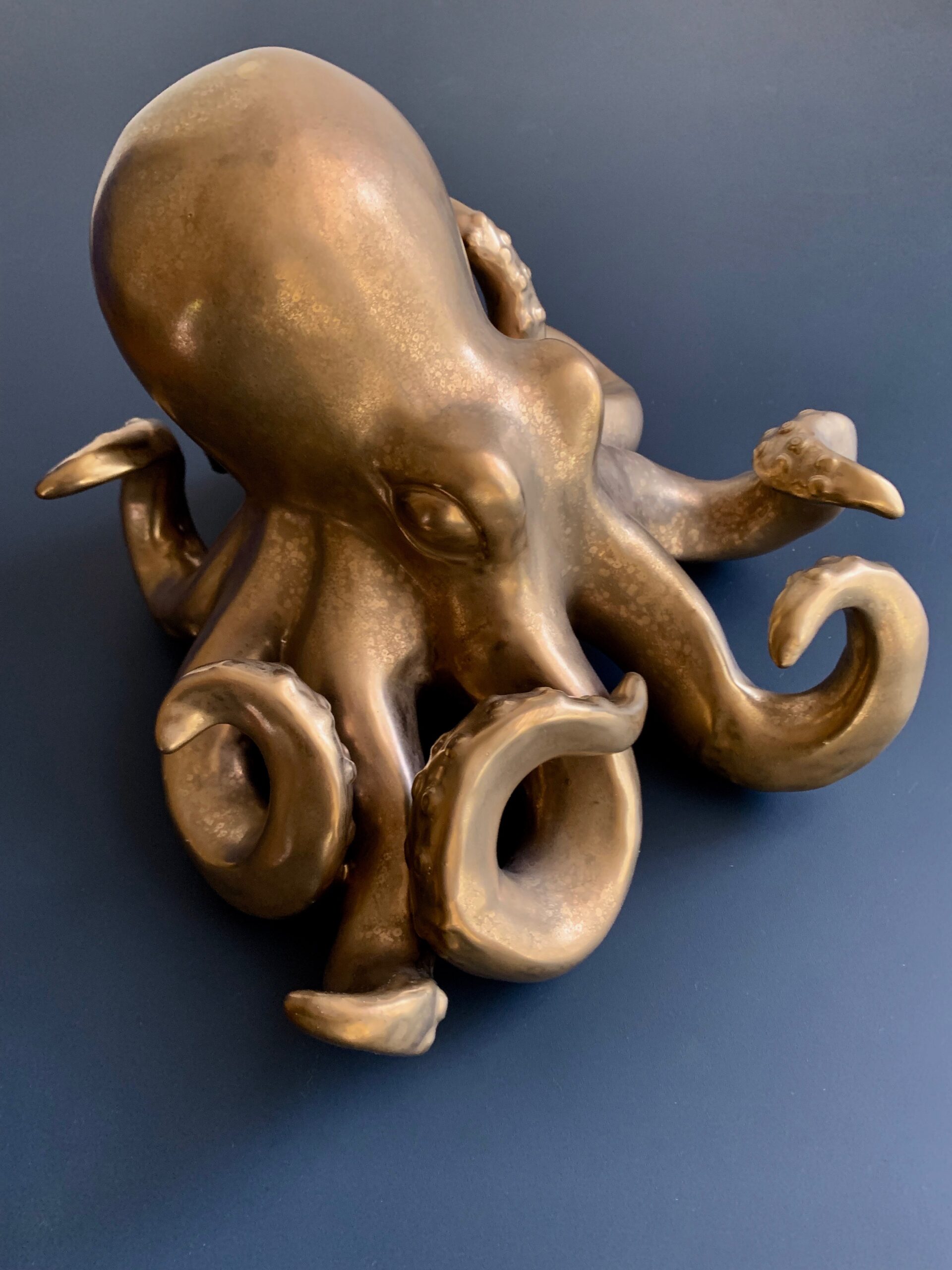 Ceramic Octopus in Gold - Go Home, Gabriela's...