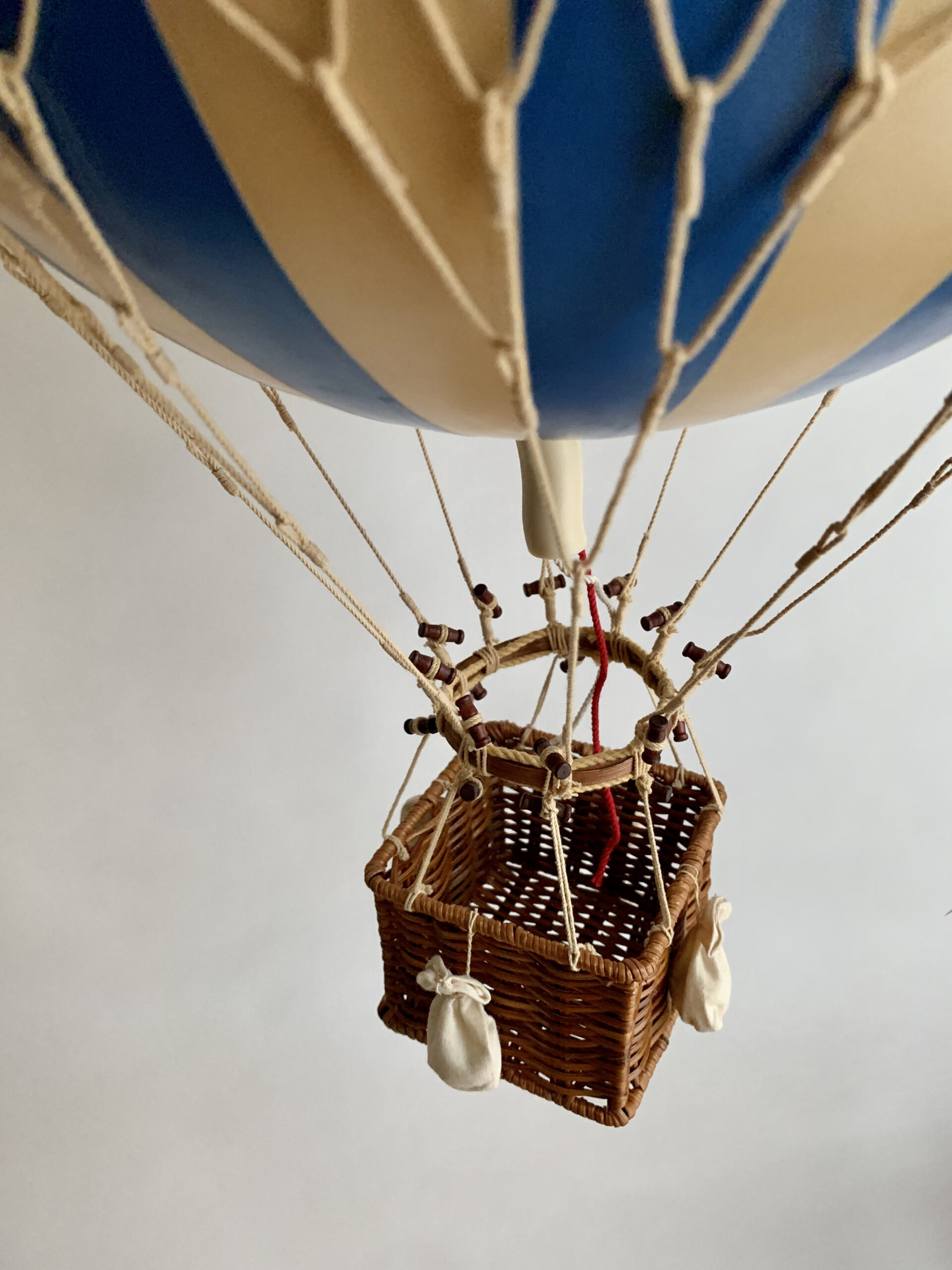 Vintage Hot Air Balloon Basket