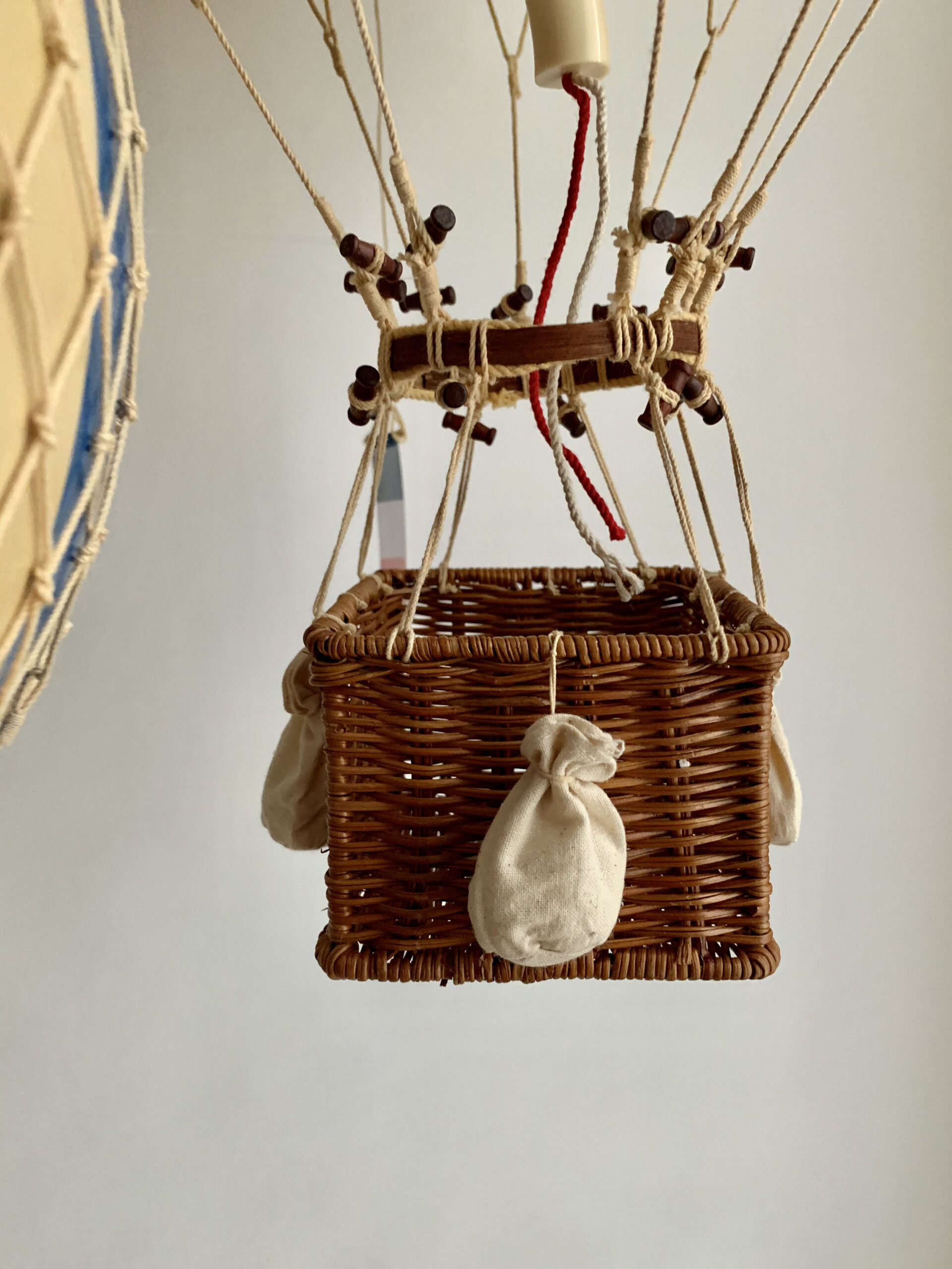 Large Hot Air Balloon with Yellow Stripes - Go Home, Gabriela's...