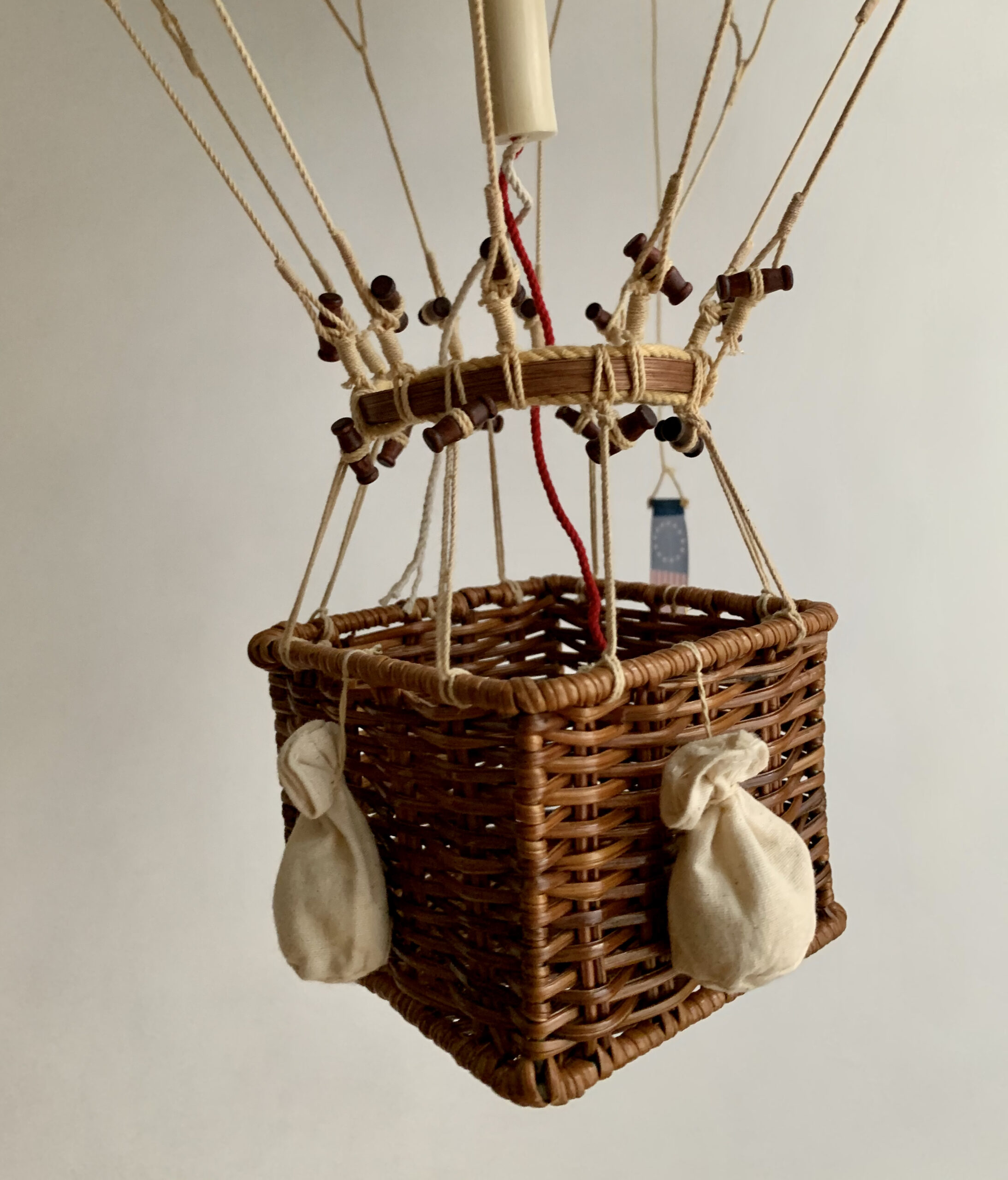Large Hot Air Balloon with Yellow Stripes - Go Home, Gabriela's...