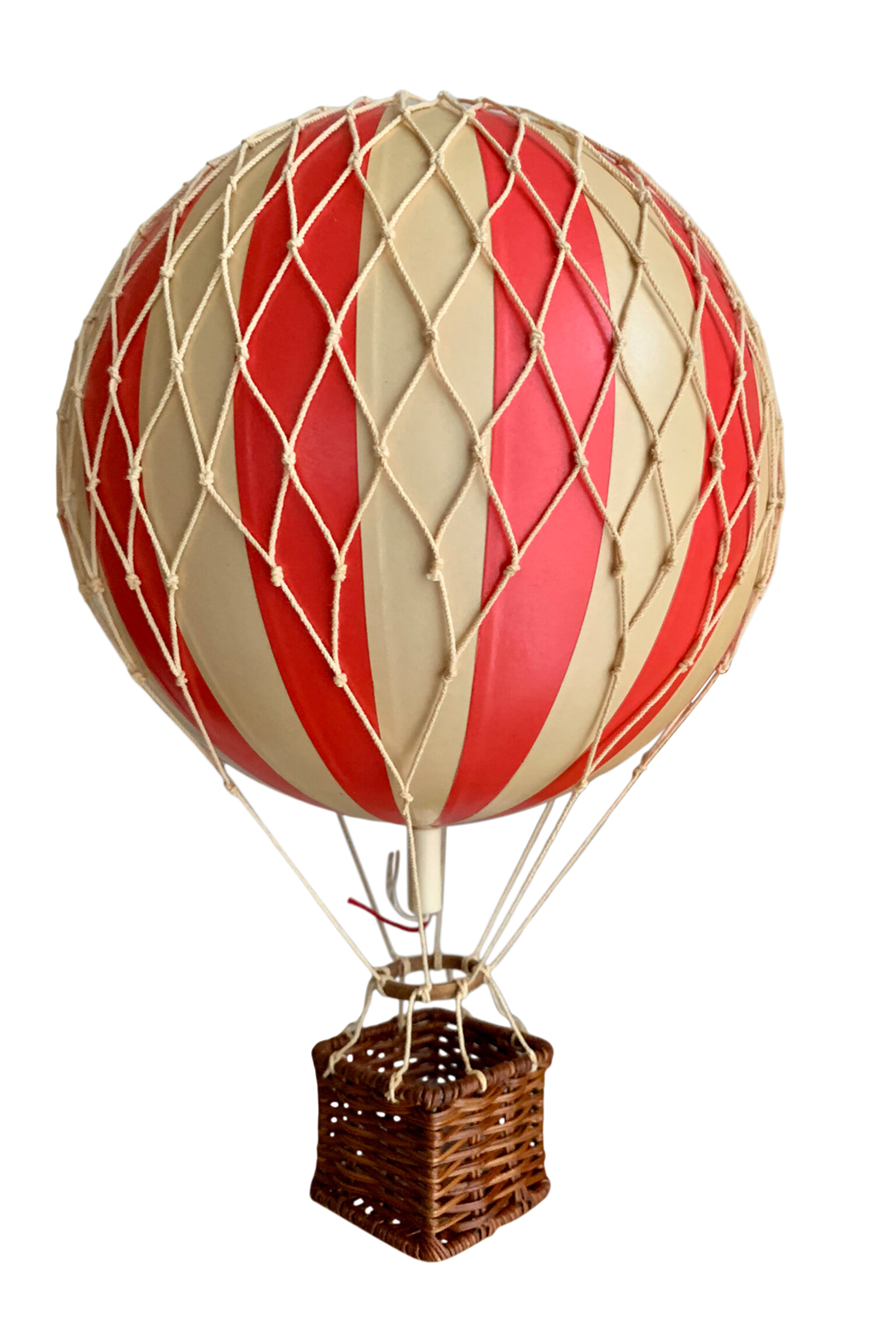 Medium Hot Air Balloon with Red Stripes - Go Home, Gabriela's...