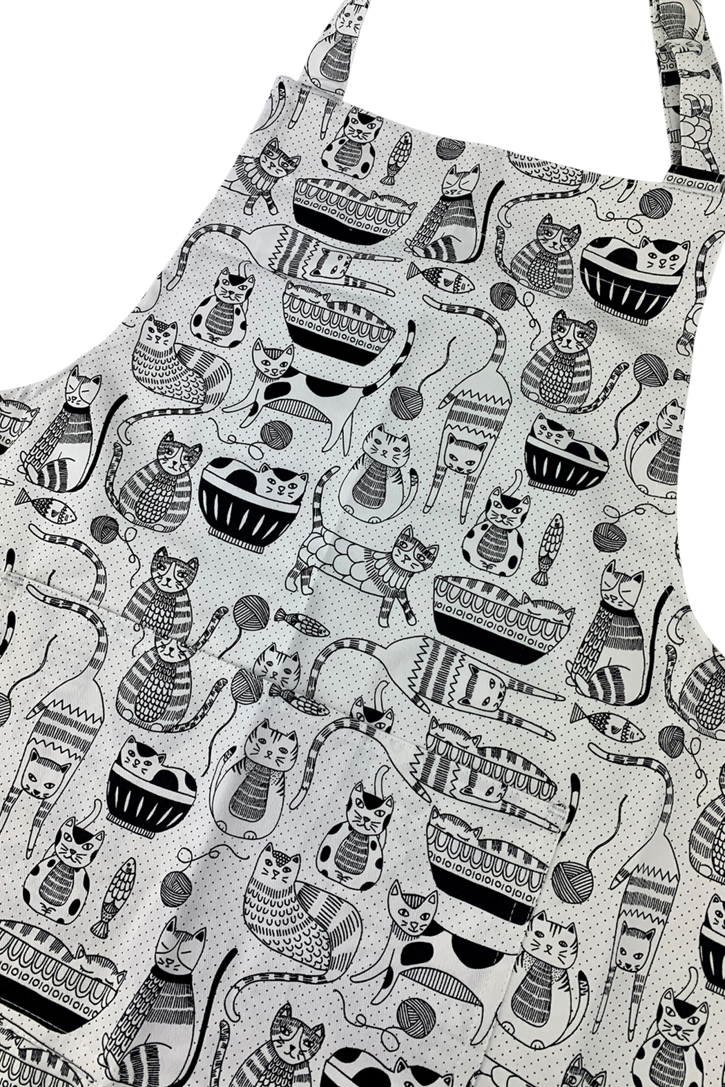 Kitten Cotton Twill Apron - GO HOME... Unusual Decor and Gifts