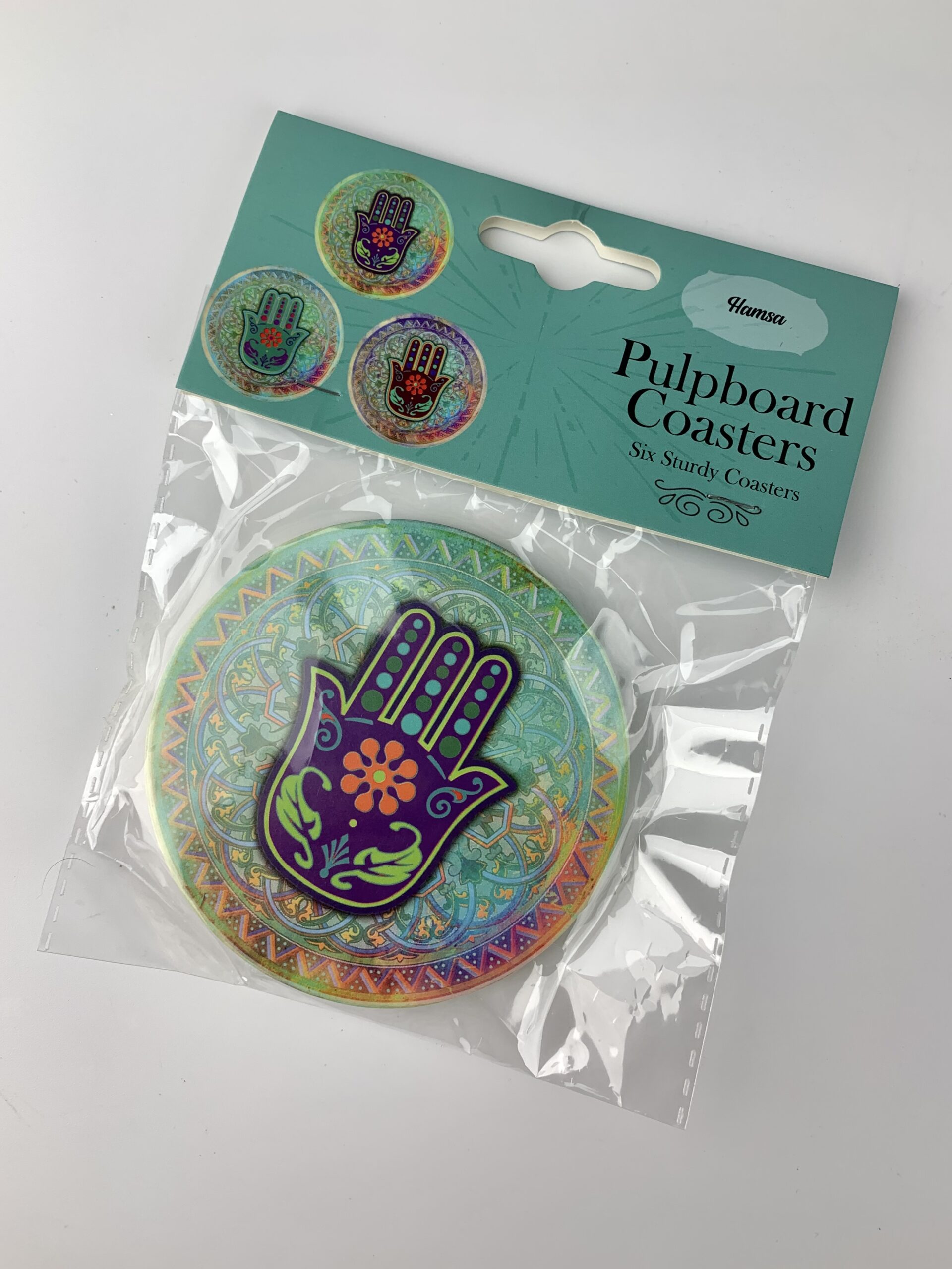 Hamsa Pulpboard Coasters - Go Home, Gabriela's...