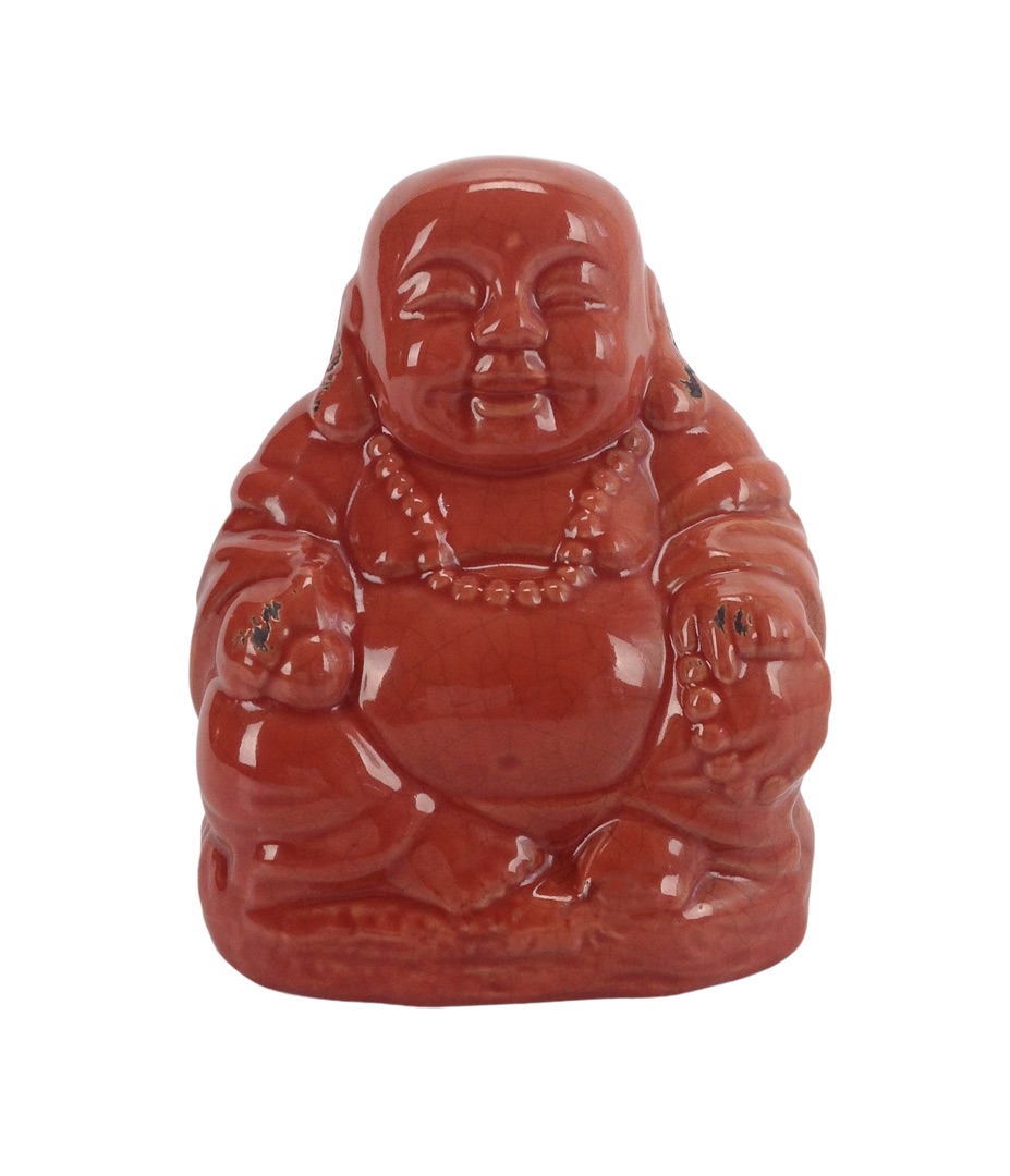 RED CERAMIC BUDDHA - Go Home, Gabriela's...