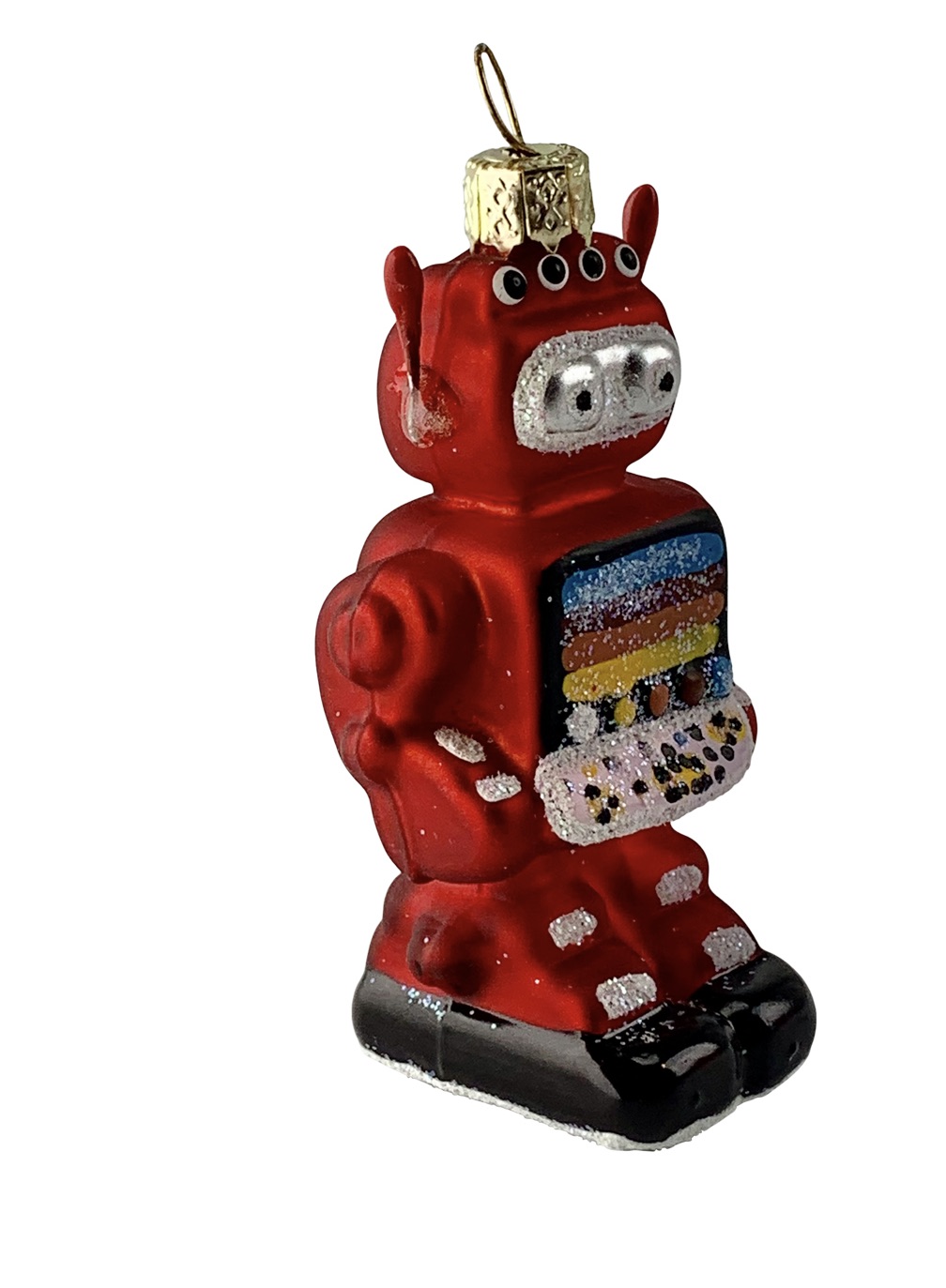 Tiny Robot Ornament in Red - Go Home, Gabriela's...