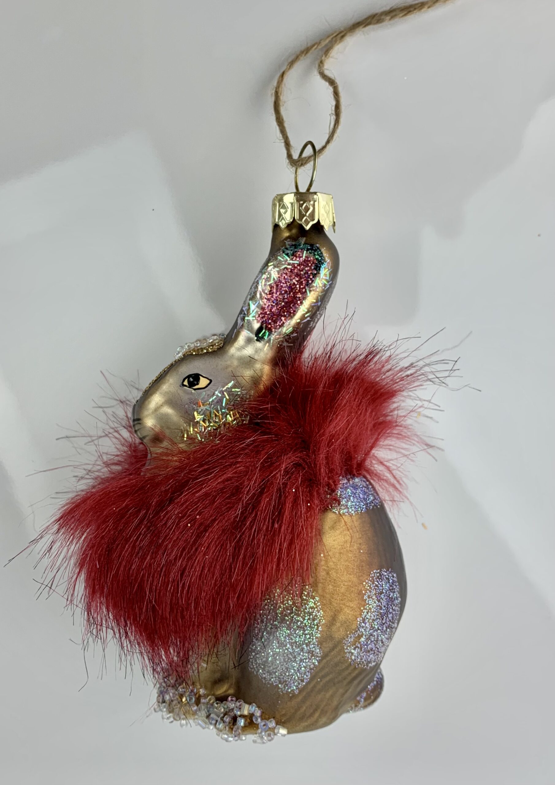Glass Rabbit Ornament - Go Home, Gabriela's...