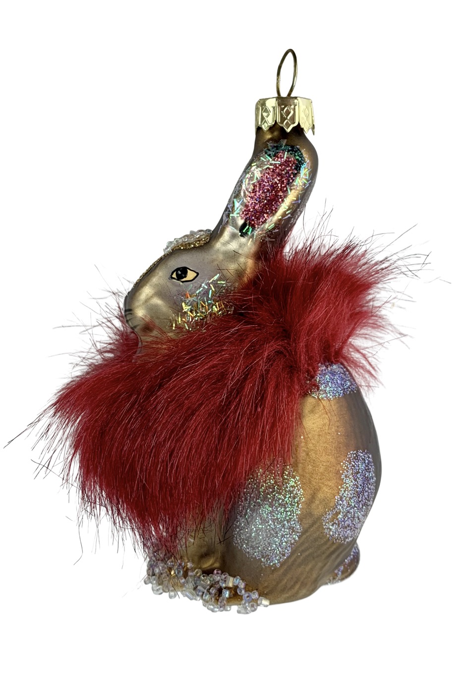 Glass Rabbit Ornament - Go Home, Gabriela's...