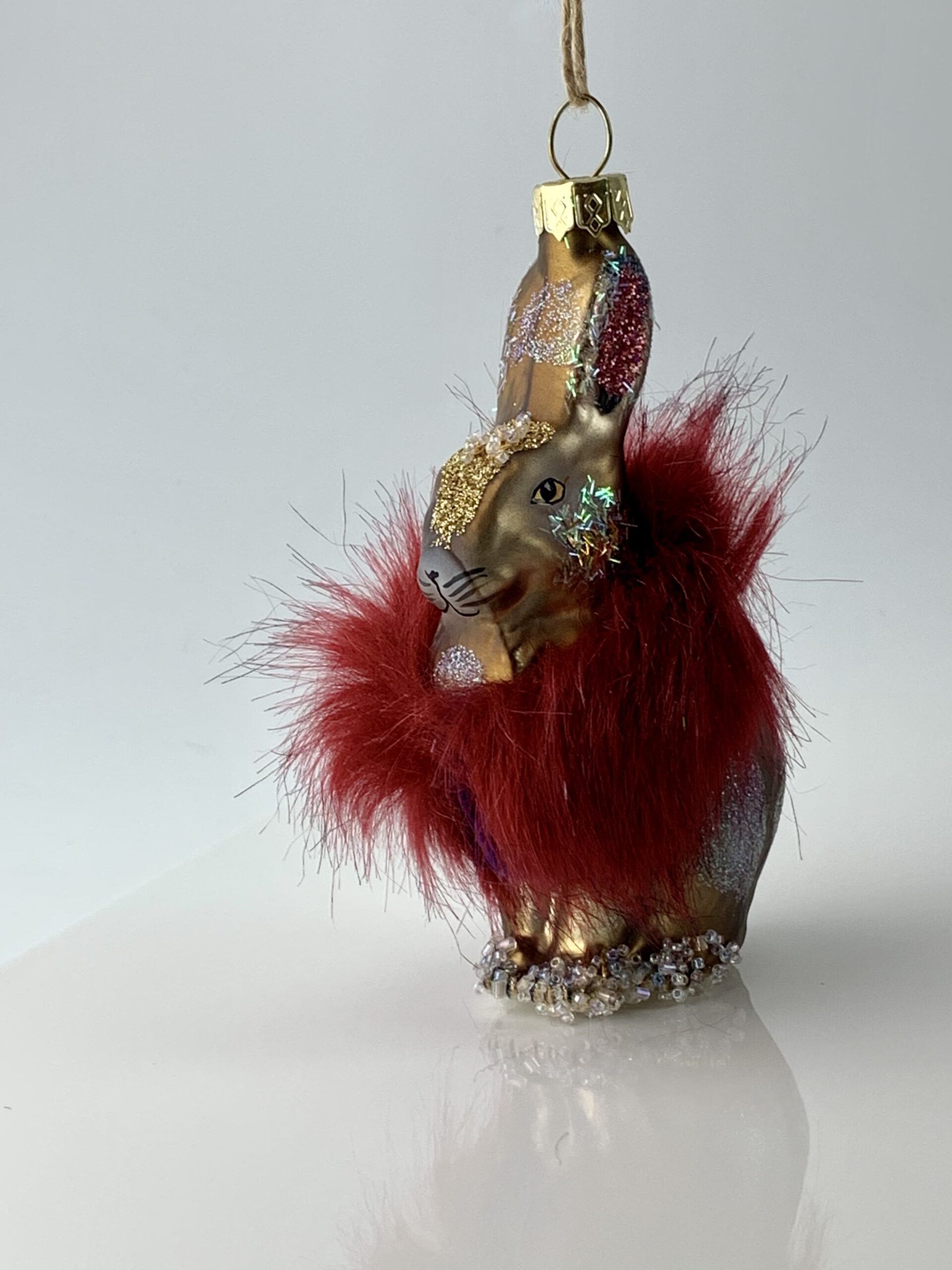 Glass Rabbit Ornament - Go Home, Gabriela's...