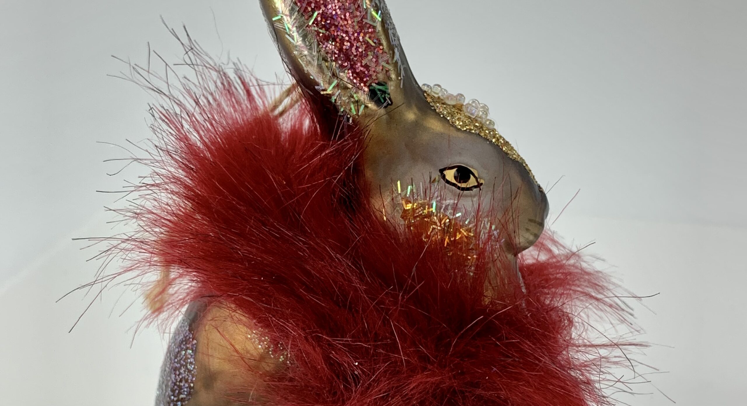 Glass Rabbit Ornament - Go Home, Gabriela's...